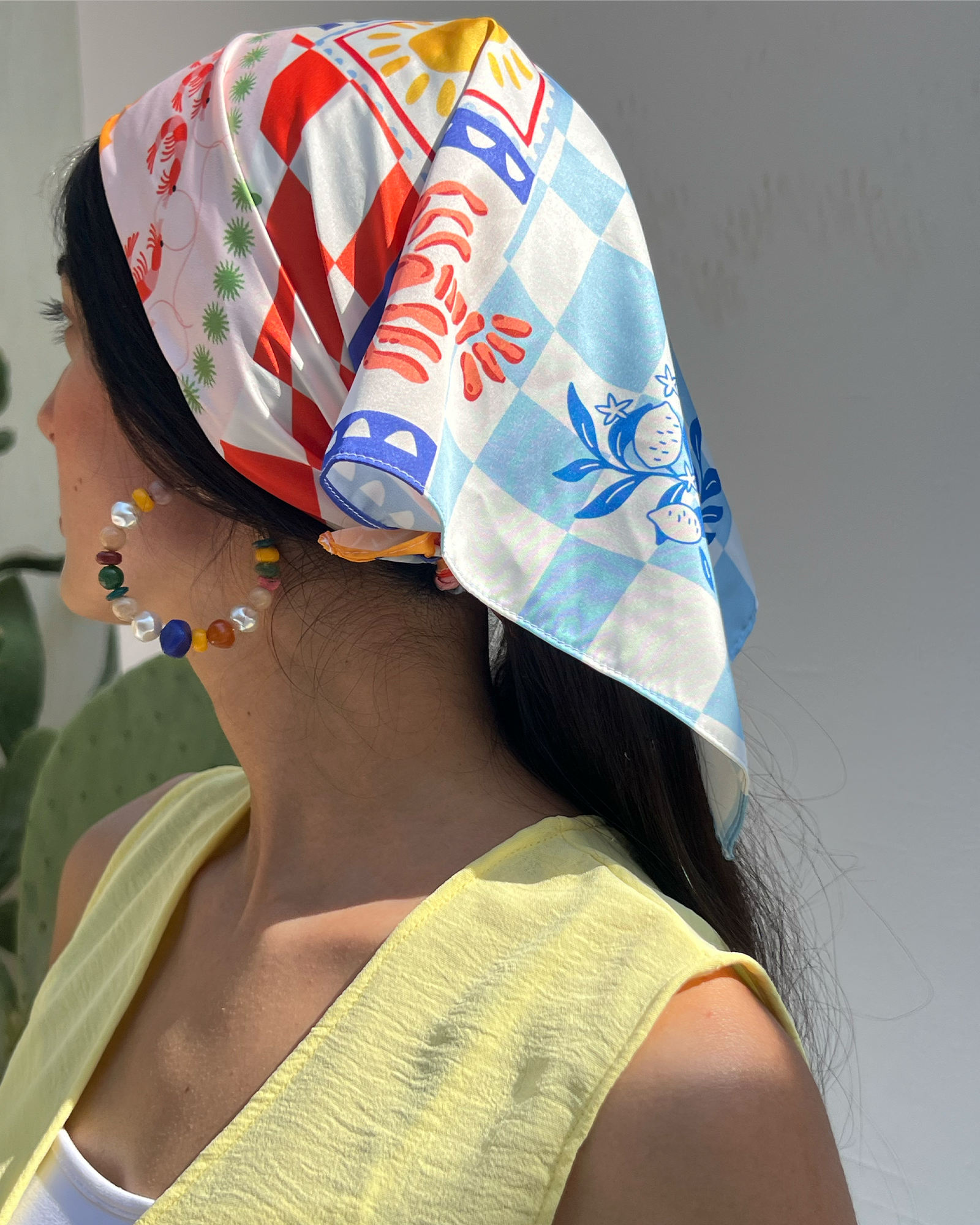 Getaway Square Scarf – Earth Gallery